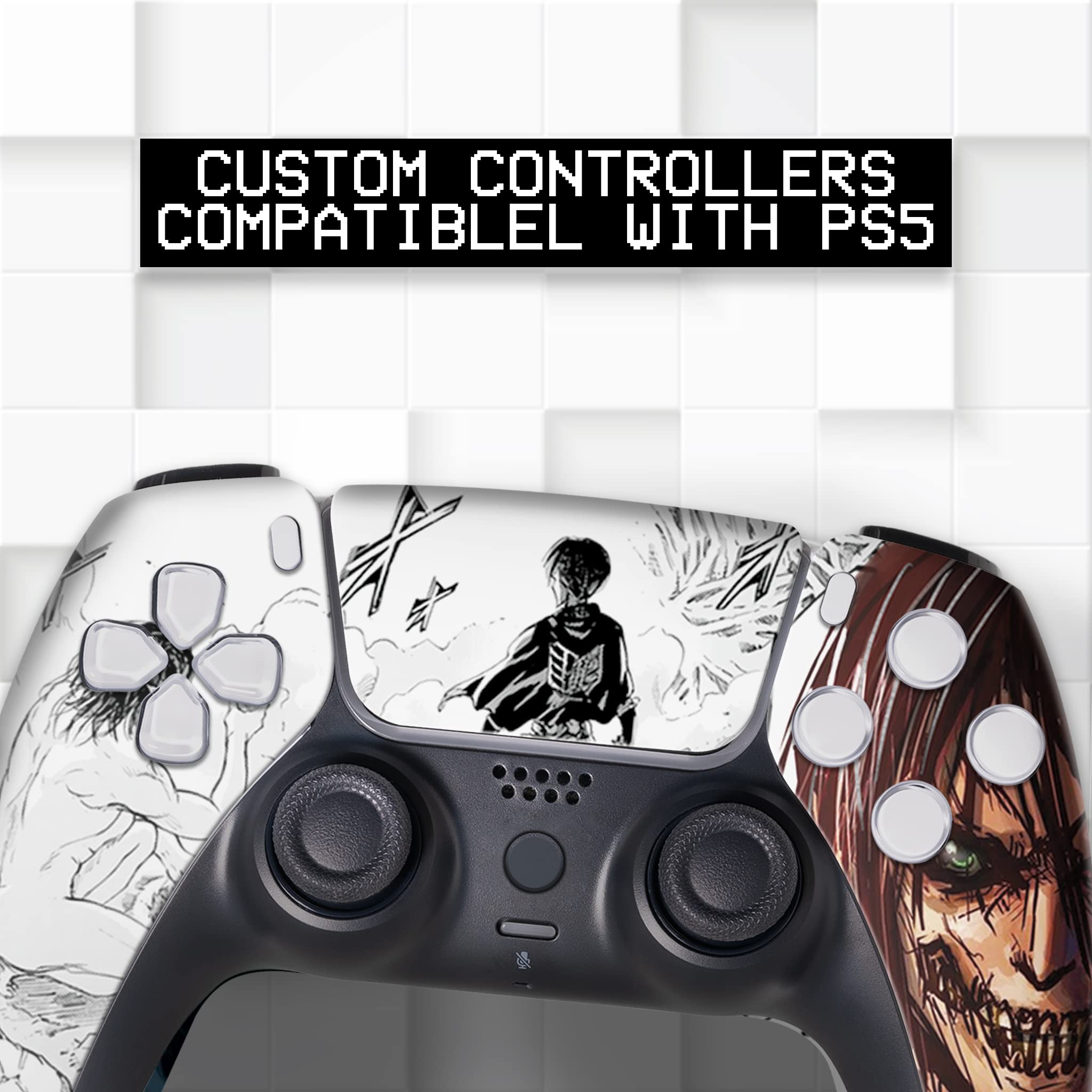 Mua Attackk On Titan Custom PS-5 Controller Wireless compatible with ...
