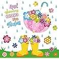 Amazon.com: JarThenaAMCS 94Pcs April Showers Bring May Flowers Spring ...