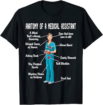 Amazon.com: Anatomy of a Medical Assistant: Clothing
