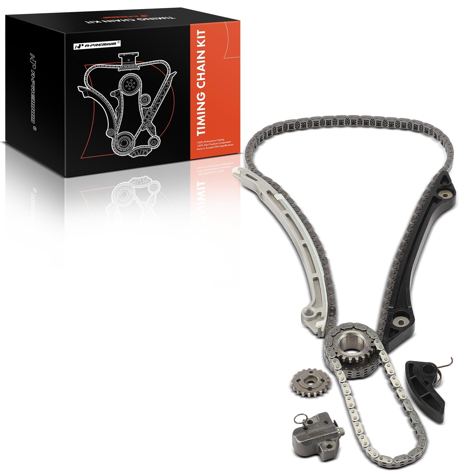 A-Premium 8PCS Engine Timing Chain Kit W/Sprocket & Tensioner & Guide ...