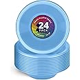 Amazon.com | DecorRack 24 Small Plastic Bowls, 7 inch Disposable ...