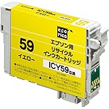 Amazon | エコリカ エプソン(Epson)対応 リサイクル インクカートリッジ シアン ICC50 (目印:ふうせん) ECI-E50C | ecorica | パソコン・周辺機器 通販