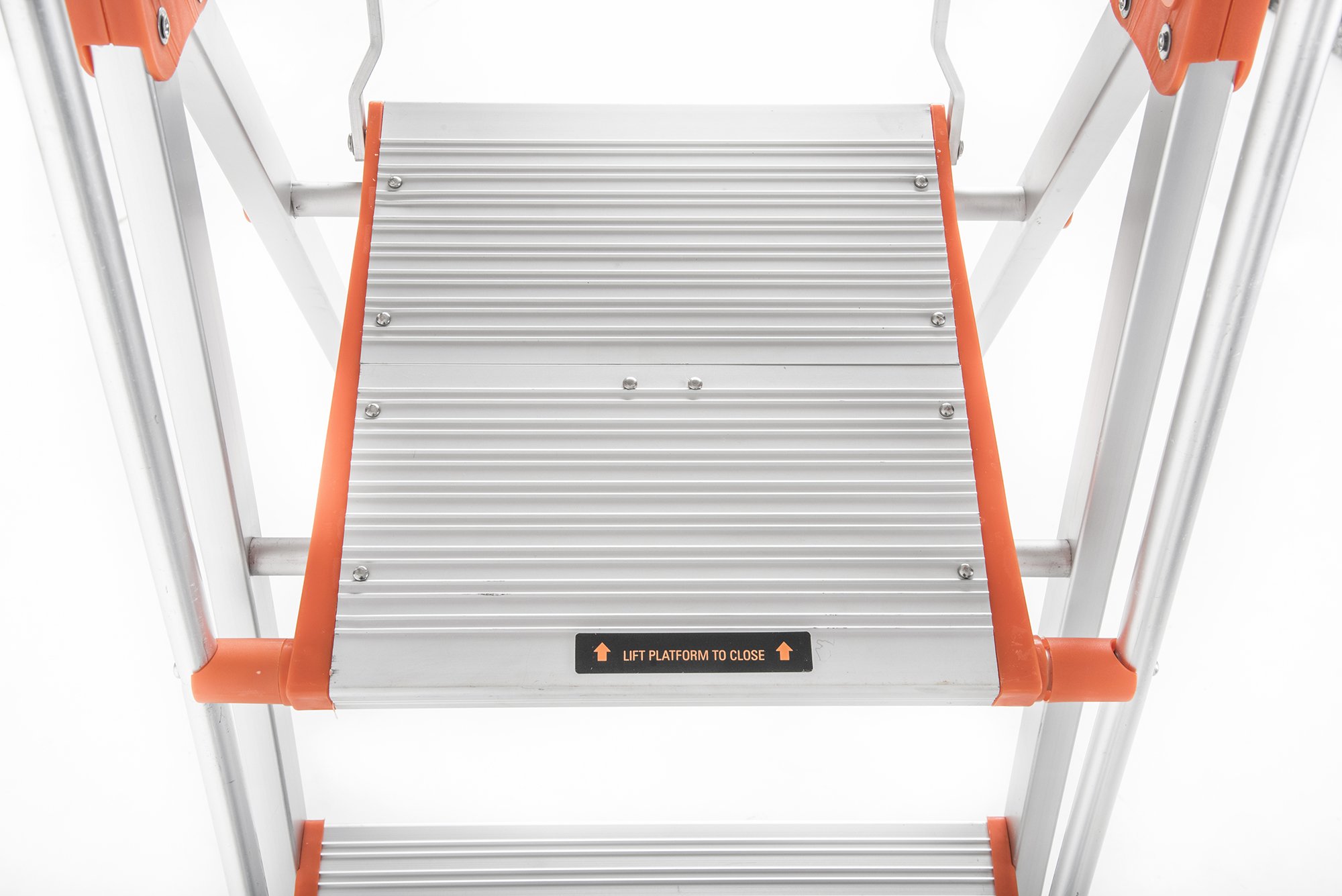 Bathla Zenith Plus 6-Step Foldable Aluminium Ladder with Hand Rails ...