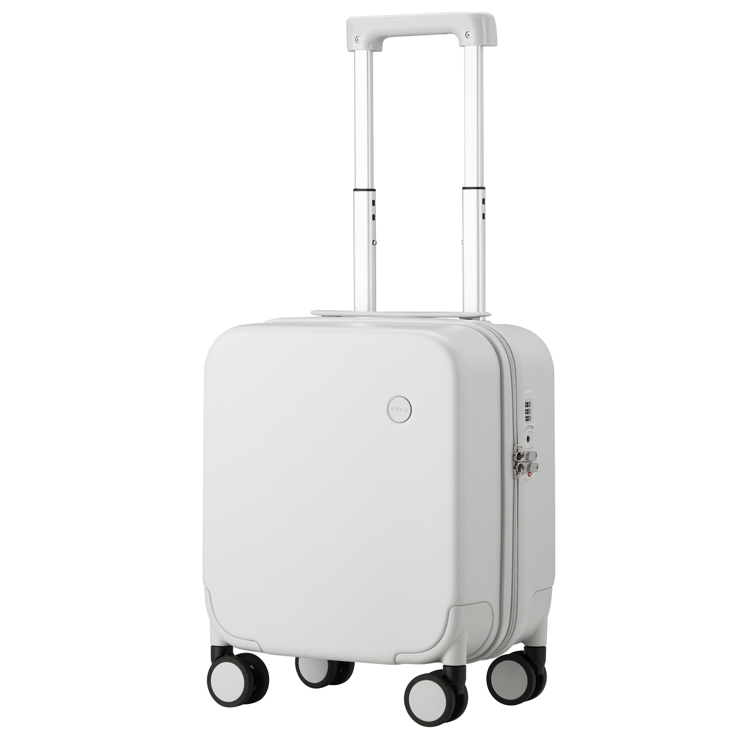 mixi Upgrade Carry on Luggage 14 Inch Underseat Personal Item Suitcases with Spinner Wheels ...