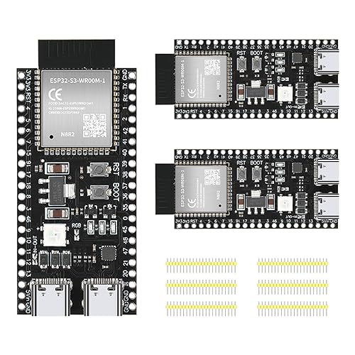 Yejmkj 3pcs Esp32 S3 Devkitc 1 N8r2 Development Board Esp32 S3 Wifi Bluetooth Mcu Module Dual