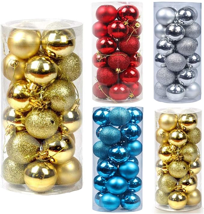 TWBB Bolas de Navidad Adornos para árbol de Navidad – inastillable ...