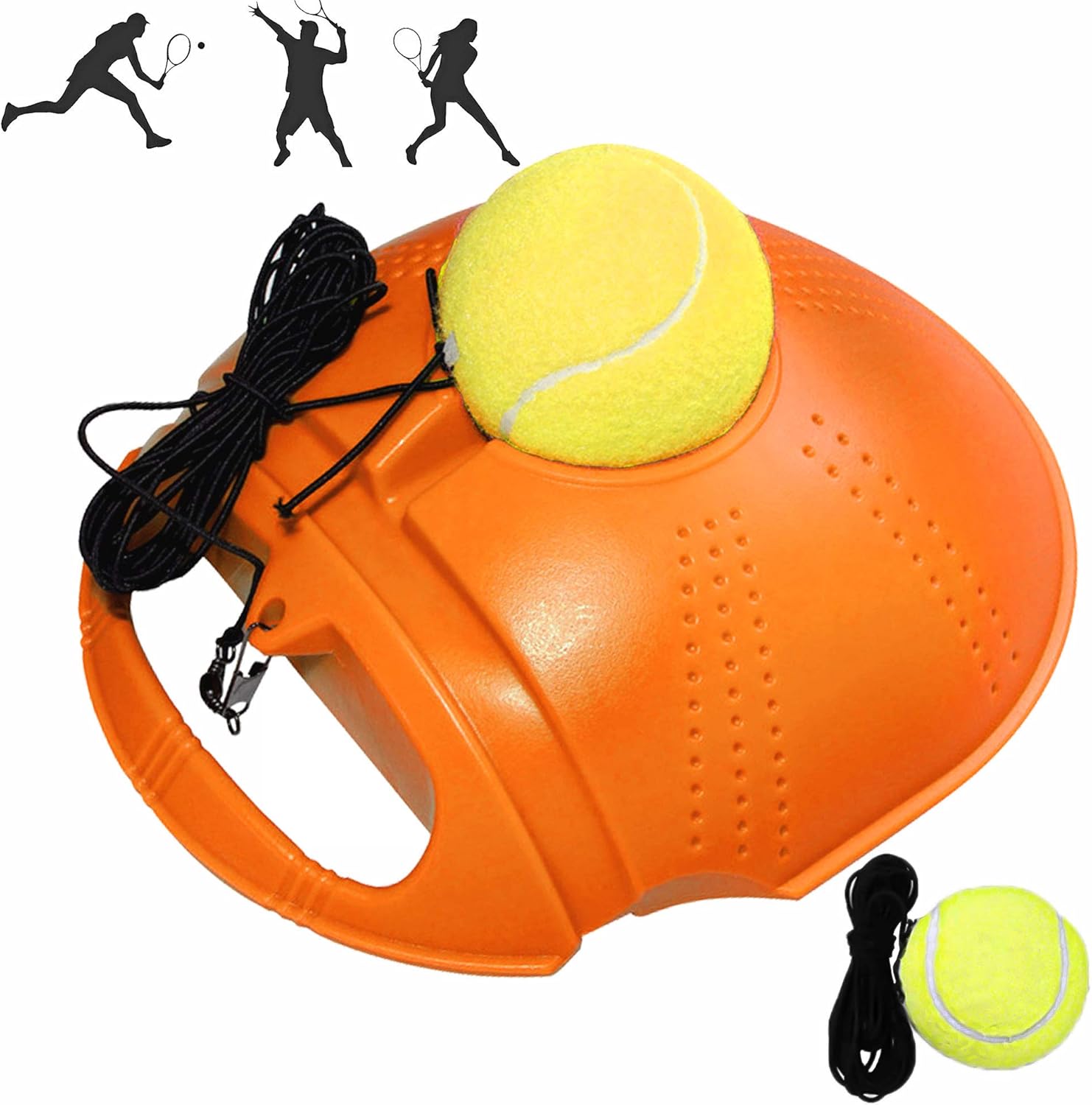 Outinhao Tennis Trainer for Solo Training, with 2 Balls, Tennis ...