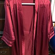 Ekouaer Womens Satin Robe Lightweight Kimono Bathrobe 3/4 Bell Sleeve ...