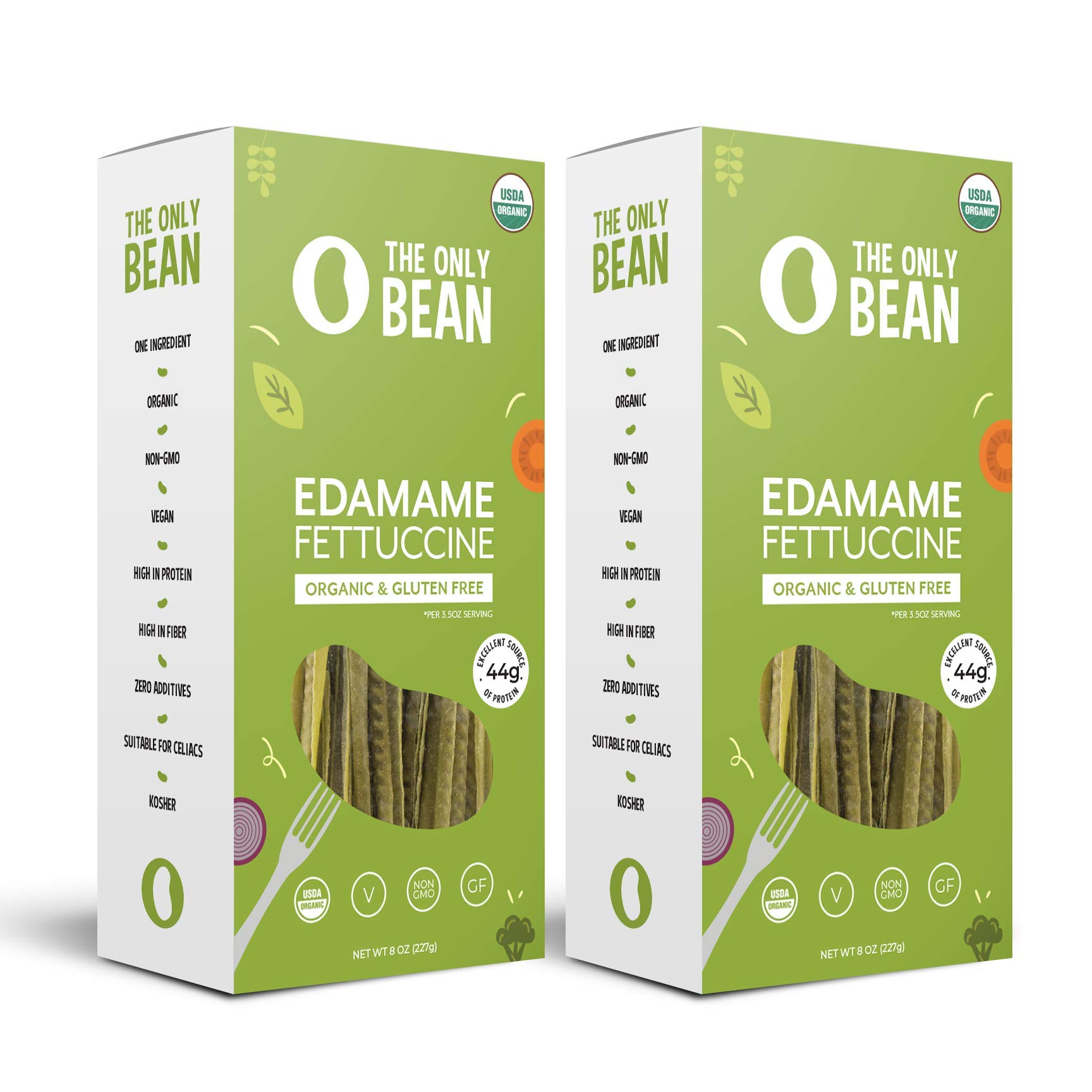 Amazon.com : The Only Bean - Organic Edamame Spaghetti Pasta, Gluten ...