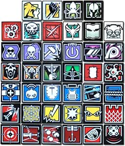 Rainbow Six Siege Complete Operator Logos 40 Pack 2.75" Each Tactical ...
