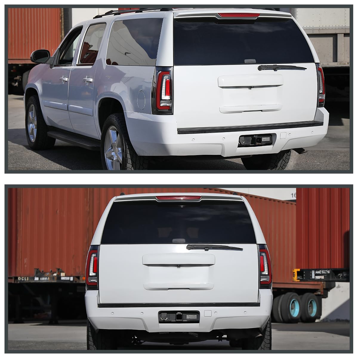 Mua SPEC-D TUNING Matte Black Tail Lights w/Red LED Sequential Turn ...