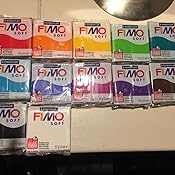 Fimo Soft Starter Pack 12 x 56g Multicolour Blocks: Amazon.co.uk: Toys ...