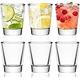 Gencywe Conjunto de 6 copos de shot com base pesada, copos de shot ...