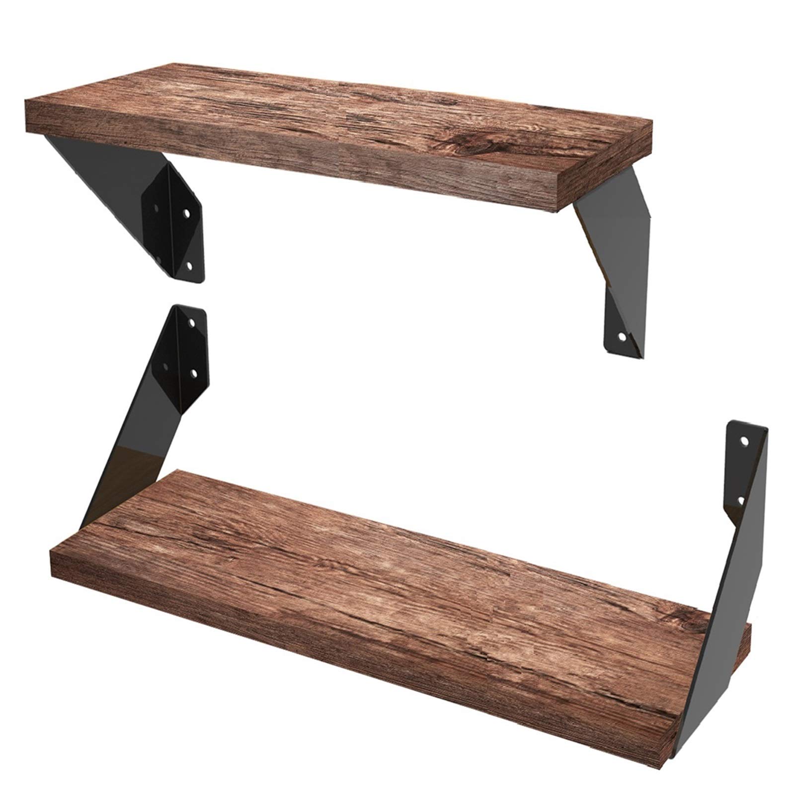 Heavy Duty Angle Shelf Brackets 10 Inch Anti-Rust Floating Shelves ...