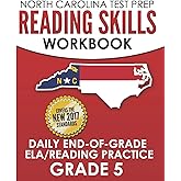 Amazon.com: NORTH CAROLINA TEST PREP Reading Skills Workbook Daily End ...