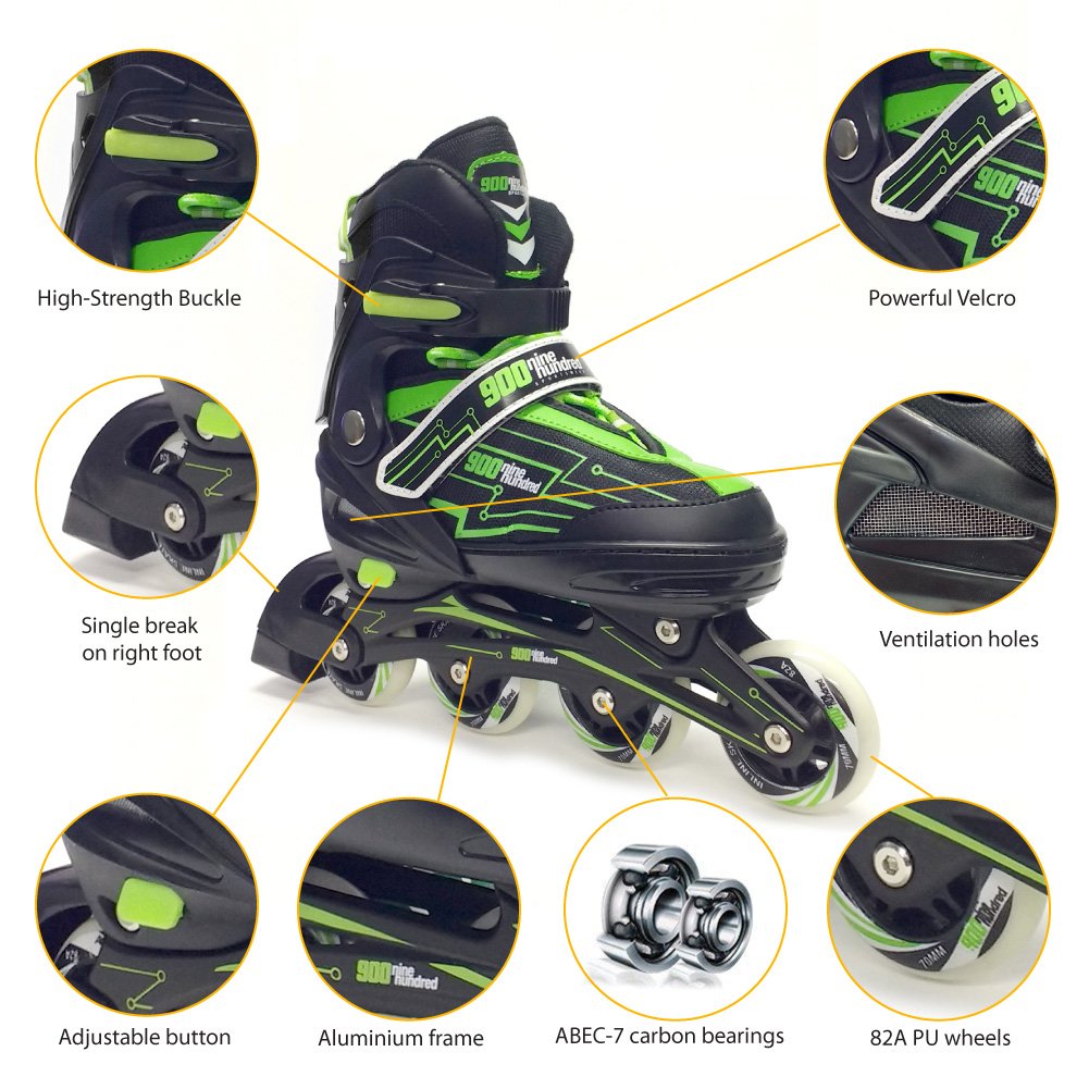 Office Nine Hundred Adjustable Rollerblades for Kids/Women/Men/Adult ...