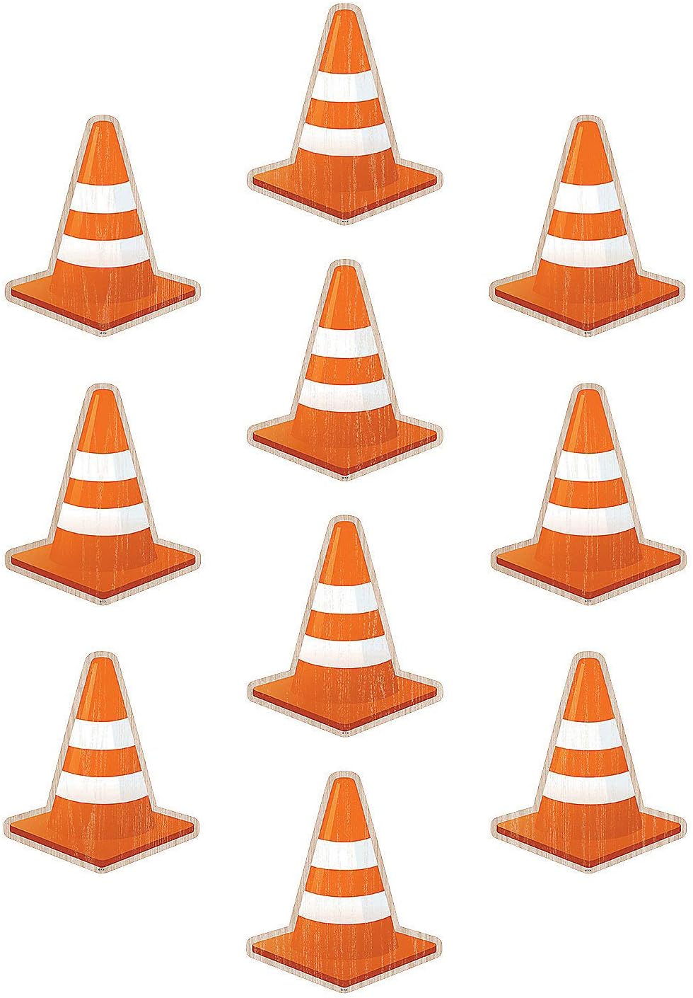 Amazon.com: Fun Express Under Construction Cones Bb Cutouts - 30 Pieces ...