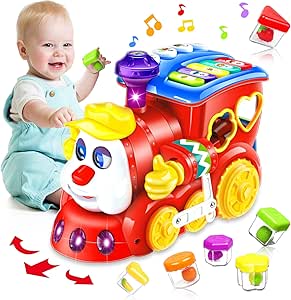 Amazon.com: Baby Toys 12-18 Months Musical Train Kids Toys for 1 2 3 4 ...