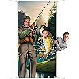 Amazon.com: Gone Fishing Party Decorations Fisherman Photo Door Banner ...