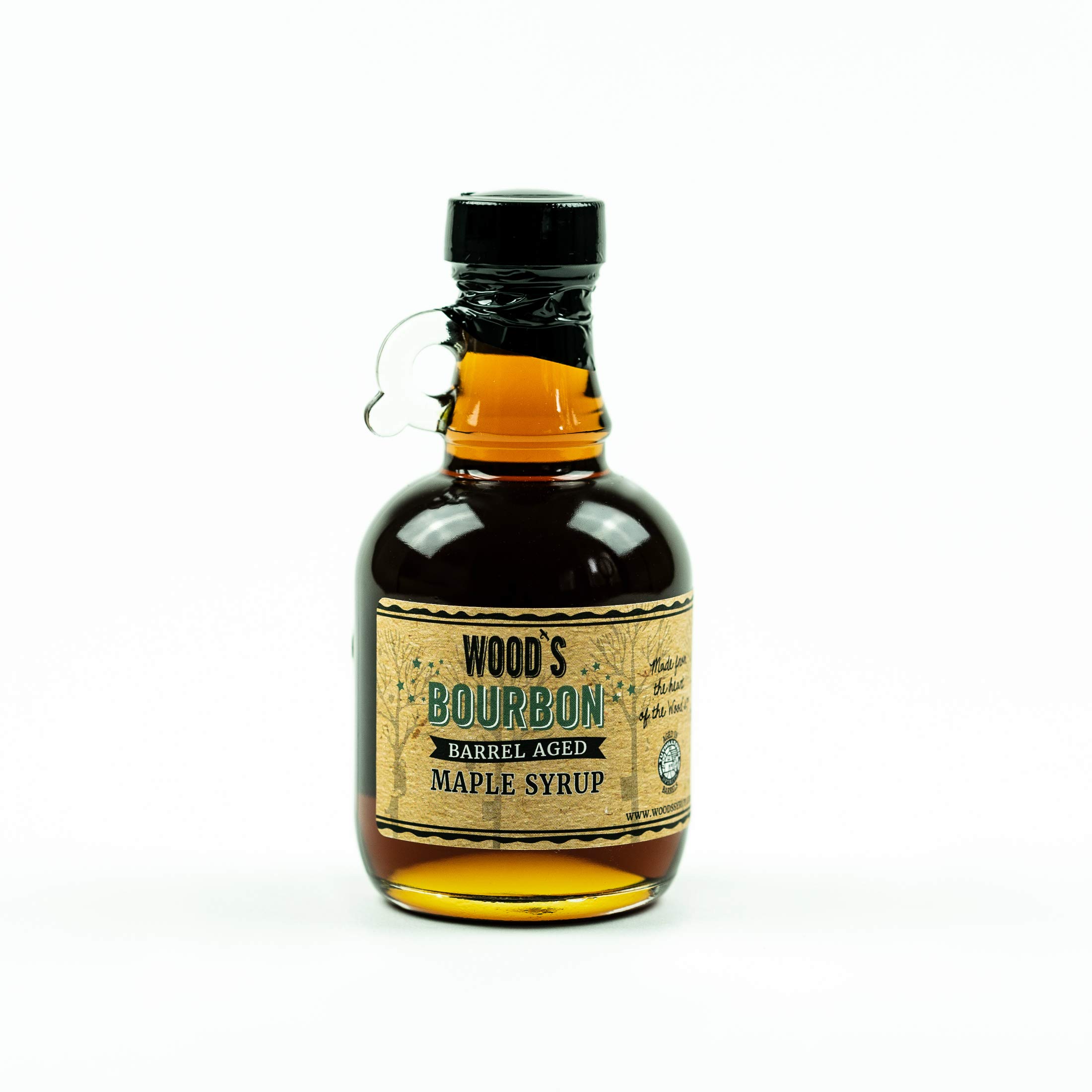 Amazon.com : WOODS VERMONT Rum Barrel Aged Maple Syrup, 8.45 OZ ...