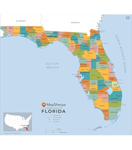 Florida Counties Map With Zip Codes Walton County, FL Zip Code Wall