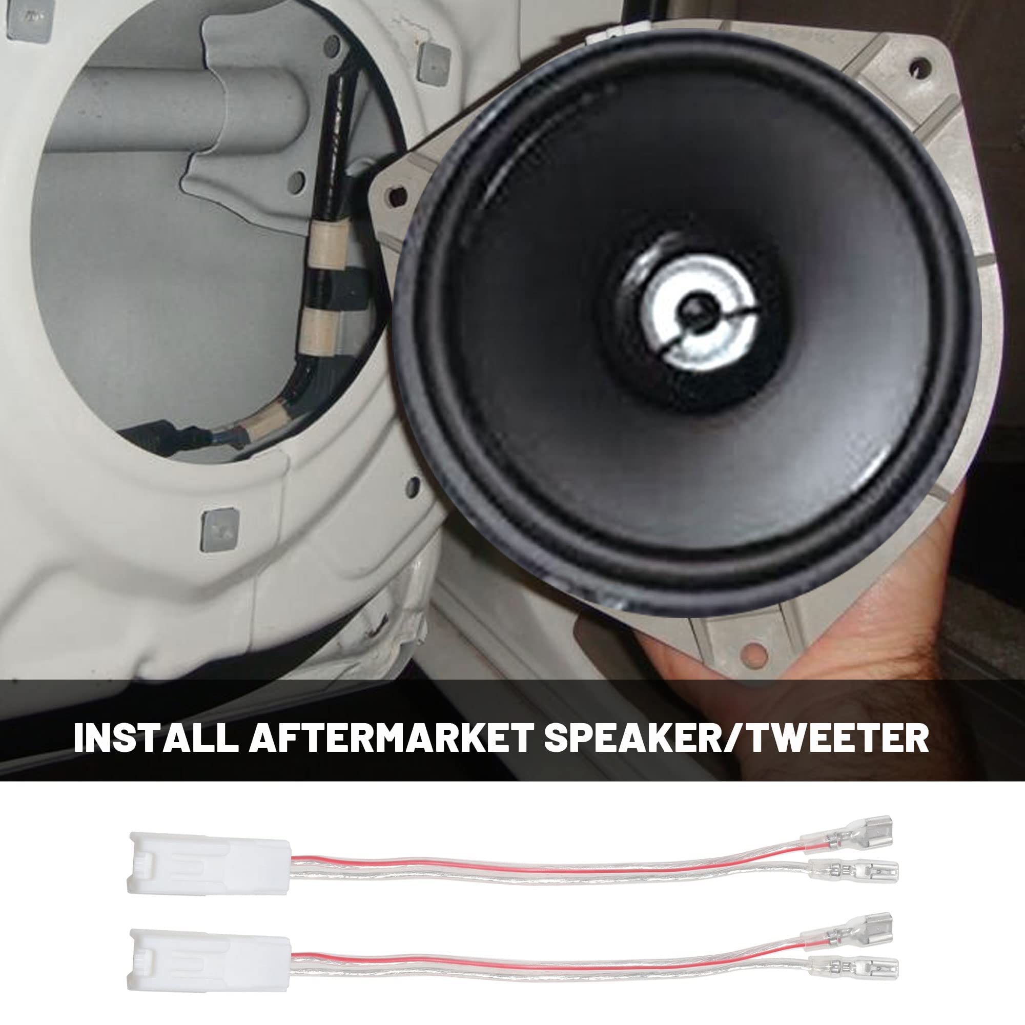 Mua RED WOLF Front or Rear Door Speaker Wire Harness Connector Adapter ...