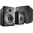 Amazon.com: Audioengine A5 Black 150W Wireless Turntable Speakers and 210W S6 Subwoofer with ...