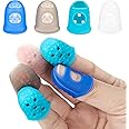 Amazon.com: 24 Pieces Rubber Fingers Tips Guard with 3 Sizes (S/M/L ...