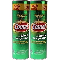 Amazon.com: Comet Cleanser with Bleach 28 ounce, (Pack of 2) : Health & Household