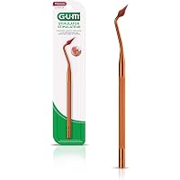 GUM Stimulator Permanent Handle with Rubber Tip, Precision Control ...