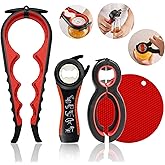 Amazon.com: Jar Opener for Weak Hands, Seniors with Arthritis, 5 in 1 Multi Function Bottle ...