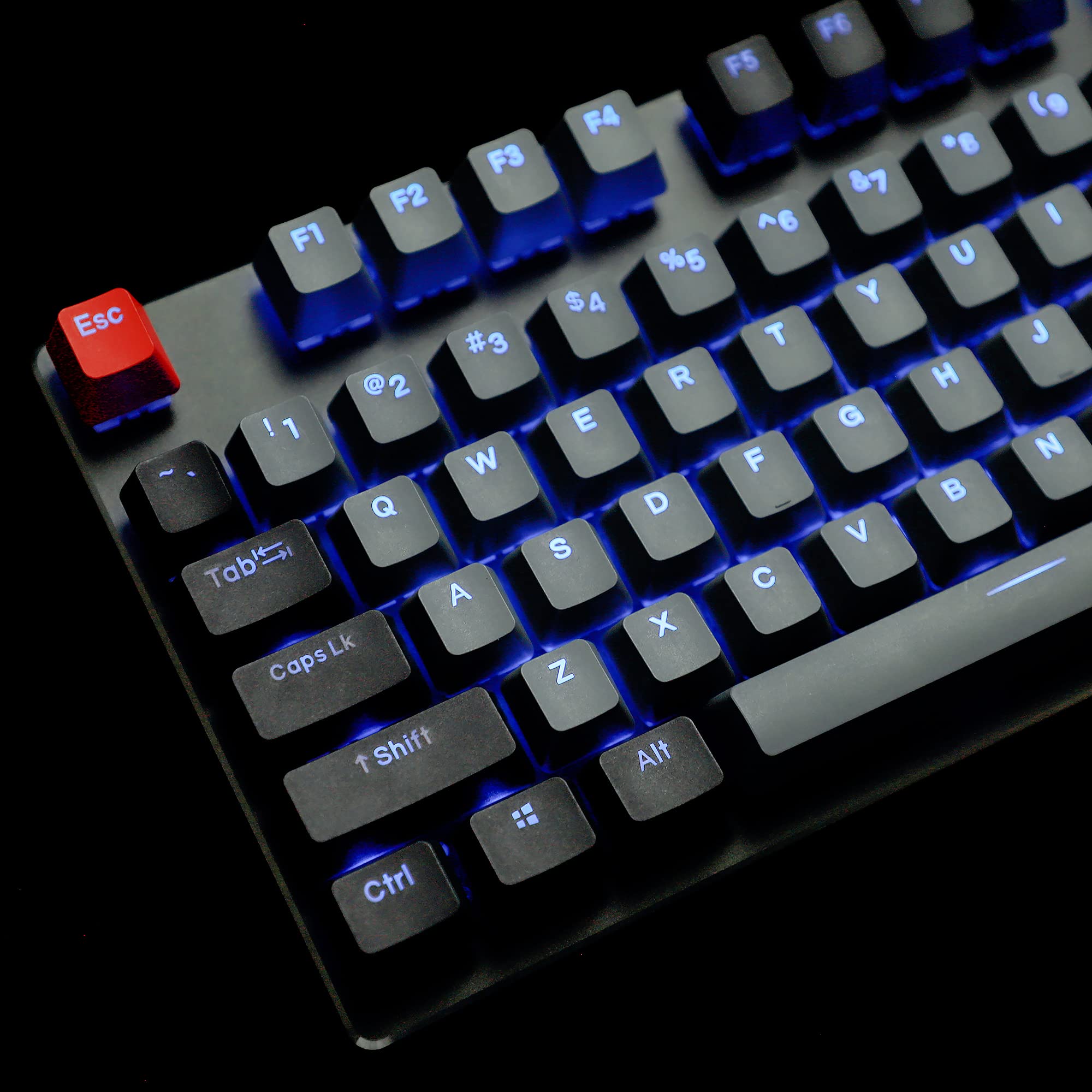 Mua YMDK Double Shot 122 Dyed PBT Shine Through OEM Profile Keycap ...