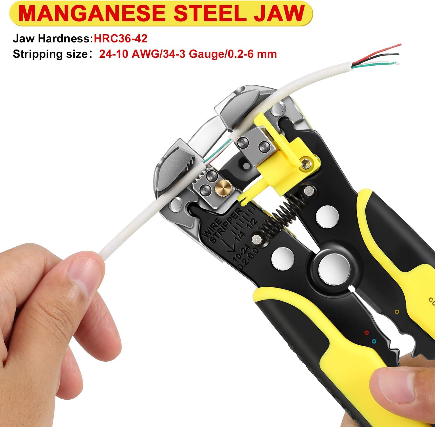 Wire Stripper Automatic Wire Stripping Tool Self-Adjusting Wire ...