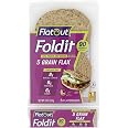 Amazon.com: Flatout Fold It Artisan Flatbread, 5 Grain Flax, 9 Oz - 4 Pack