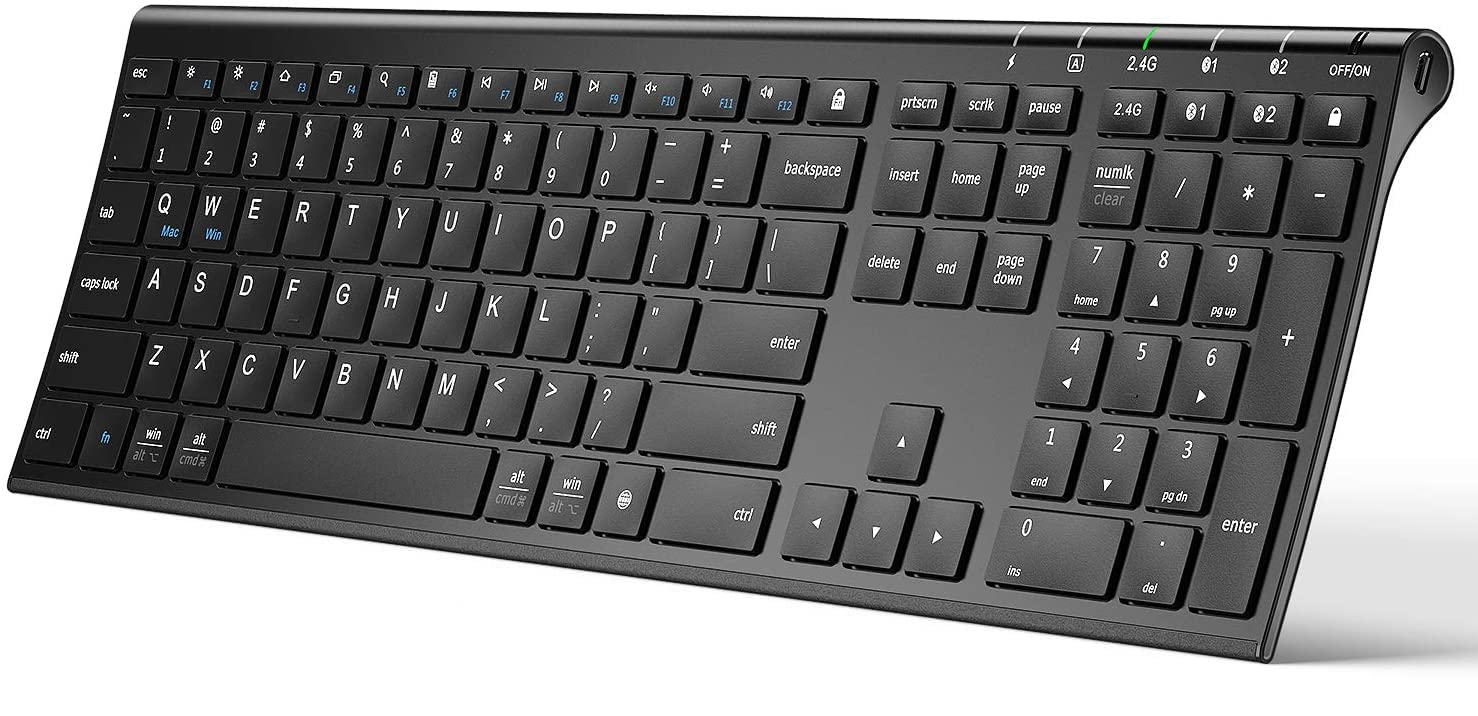 Mua iClever Bluetooth Keyboard, DK03 Wireless Keyboard Multi-Device ...