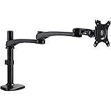 Amazon.com: Amazon Basics Single Monitor Stand, Lift Engine Arm Mount ...