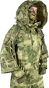 Amazon.com : Gearcraft Ghillie Suit Russian Sniper Coats/Viper Hoods (A ...