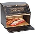 Amazon.com: HOMEKOKO Double Layer Large Bread Box for Kitchen Counter ...
