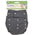 Amazon.com : GroVia Reusable Hybrid Baby Cloth Diaper Snap Shell (Cloud ...