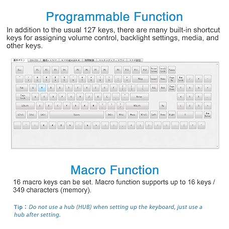 Mua Koolertron Single-Handed Macro Mechanical Keyboard, Blue LED ...