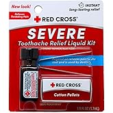 Amazon.com: Red Cross Toothache Complete Medication Kit 0.12 oz (Pack ...