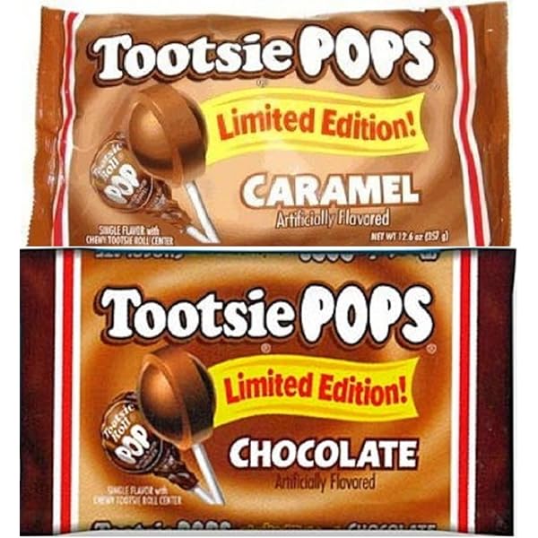 Tootsie Pop Coruja Crocante Tootsie Pops Caramel Flavor (12.6 Oz. / 21