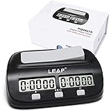 Amazon.com: LEAP Chess Clock Digital Chess Timer Professional for Board Games Timer with Alarm ...