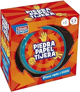 Falomir Piedra, Papel o Tijera. Juego de Mesa. Cartas, Multicolor (1 ...