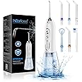 Amazon.com: H2ofloss Water Dental Flosser Portable Dental Oral Irrigator with 5 Modes, 6 ...