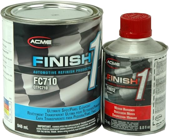 Finish 1 2K Urethane Automotive Clear Coat: 32 oz. Quart Clear Coat + 8 ...