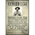 Amazon.com: Wanted Francisco Pancho Villa Cool Wall Art Print Poster ...