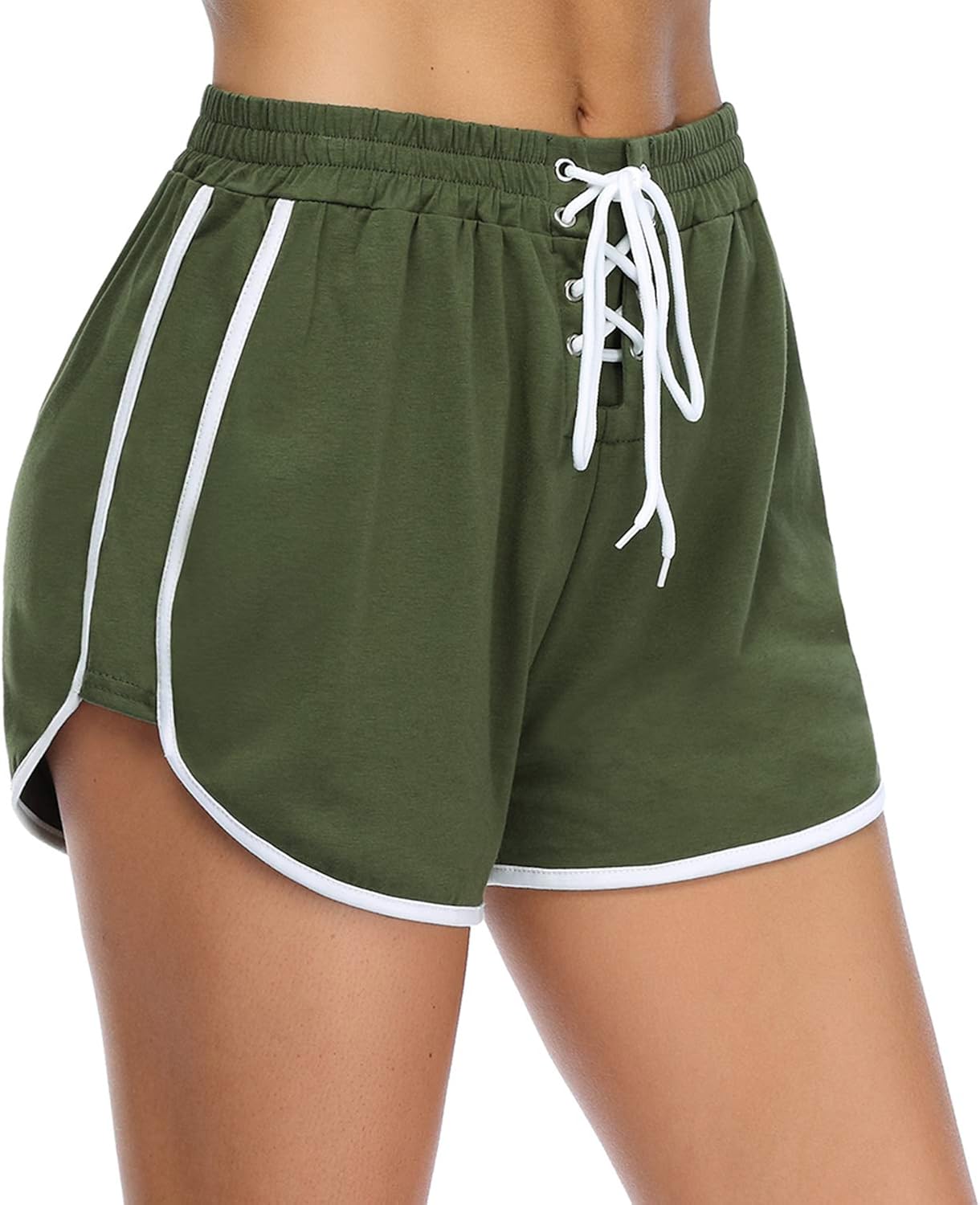 iClosam Short Femme Sport Sexy Bas de Pyjama Court Coton Short Sport ...