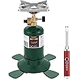 Amazon.com: Propane Cylinder Top Stove with Adjustable Burner, Portable Camping/Backpacking ...
