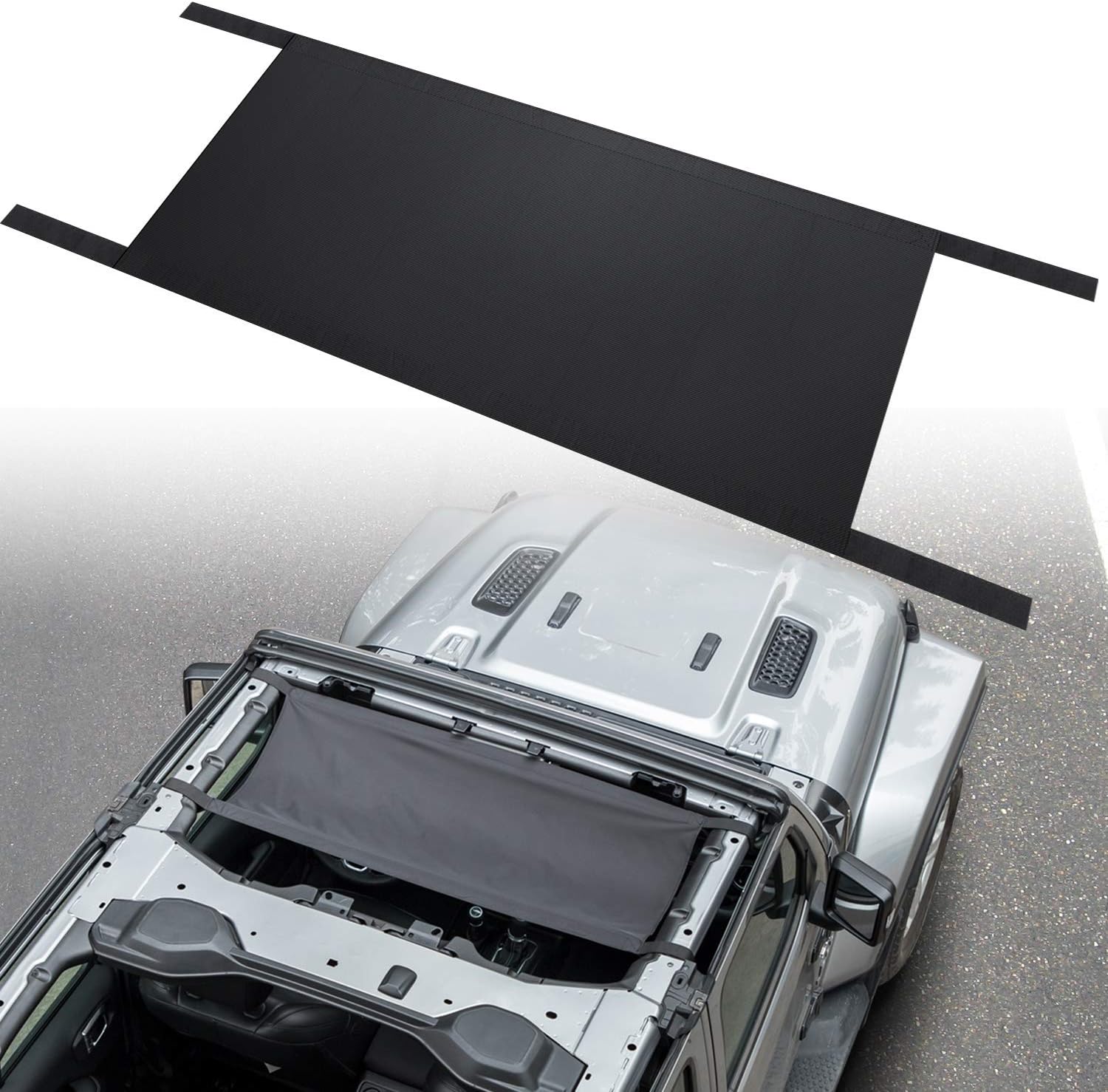 Bosmutus Car Roof Hammock Compatible with jeep wrangler YJ TJ JK & JKU ...